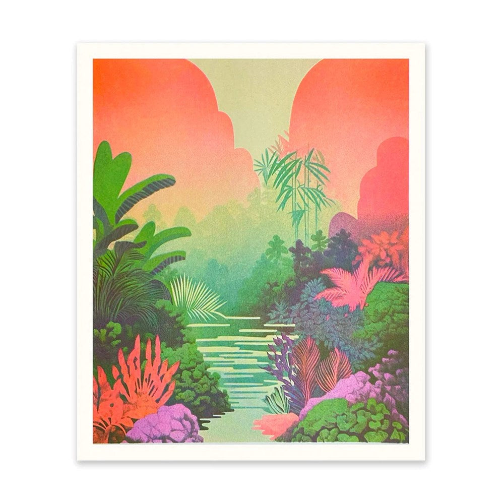 Ombre Landscape Riso Print (12x10) — Fred Aldous