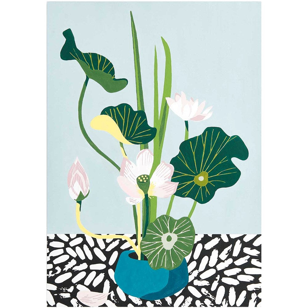 Paint By Numbers Set Lotus 26 x 37 cm — Fred Aldous