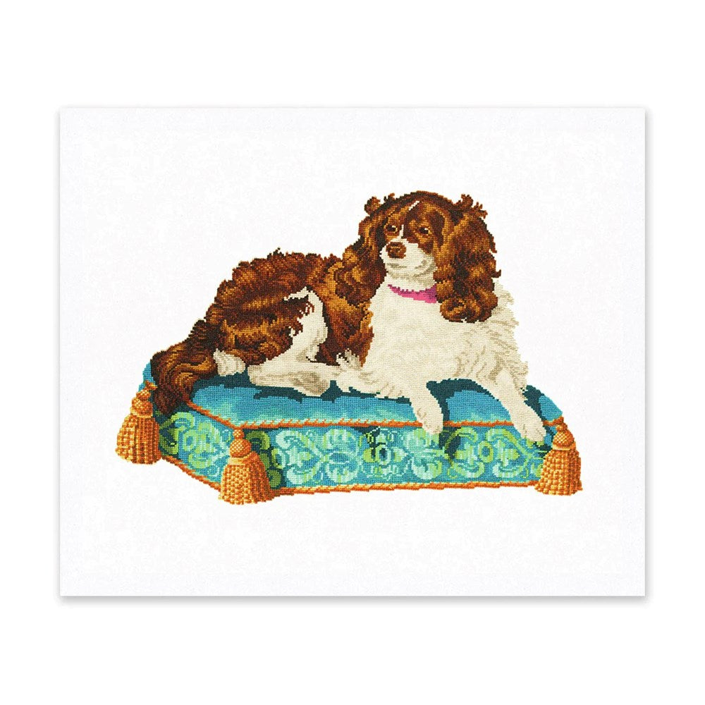 Embroidered Dog Riso Print (12x10) — Fred Aldous