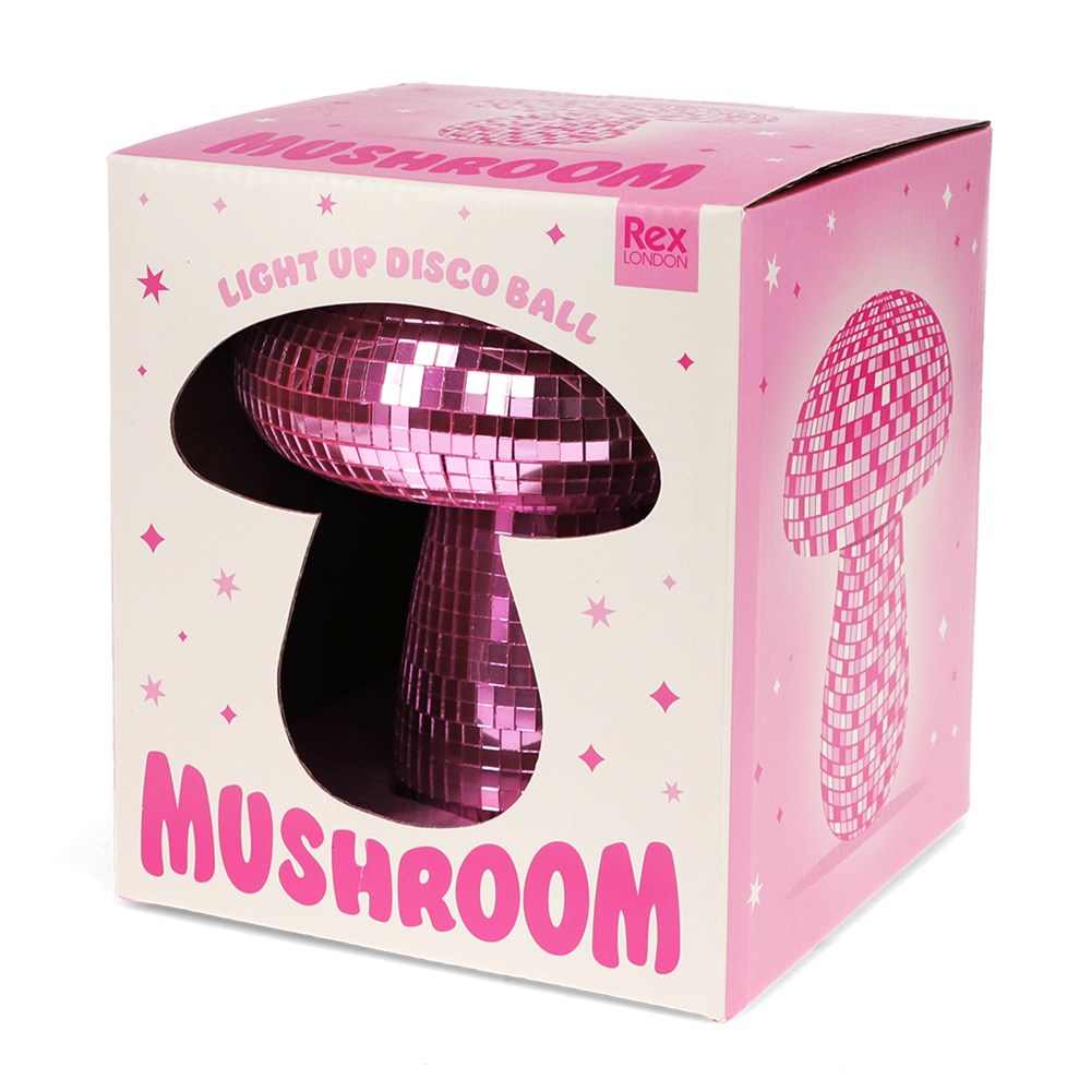 Disco mushroom table lamp - Pink — Fred Aldous