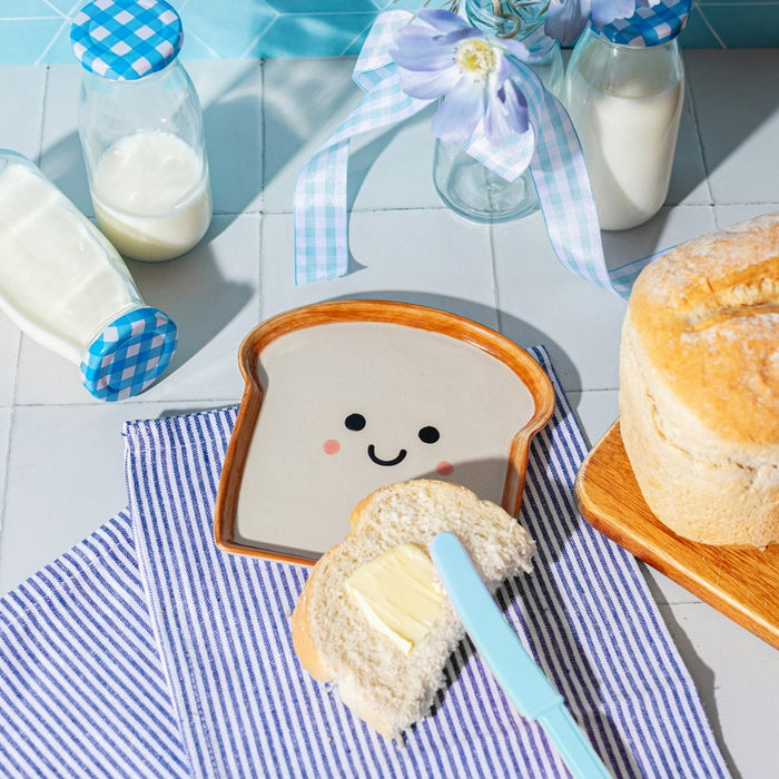 Bread Slice Snack Plate — Fred Aldous