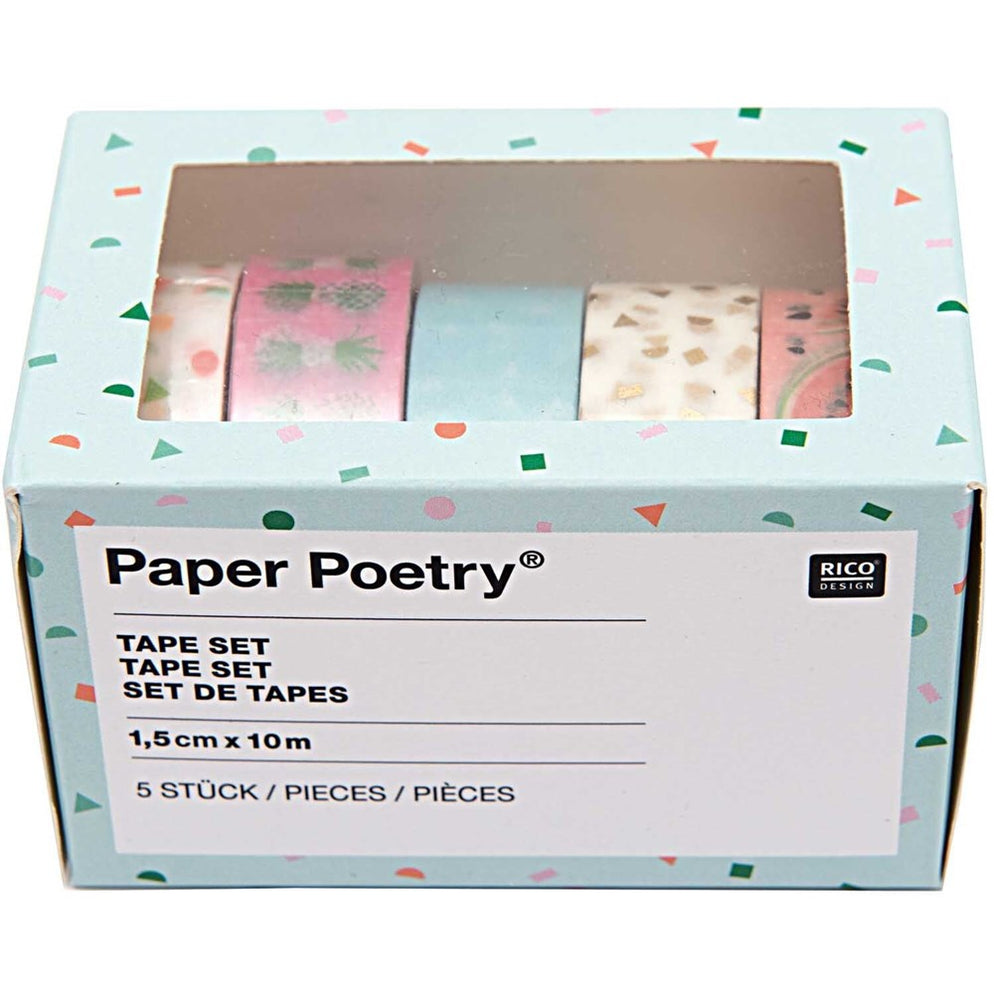 Paper Poetry Tape Set Tropical Spring / Pineapple — Fred Aldous