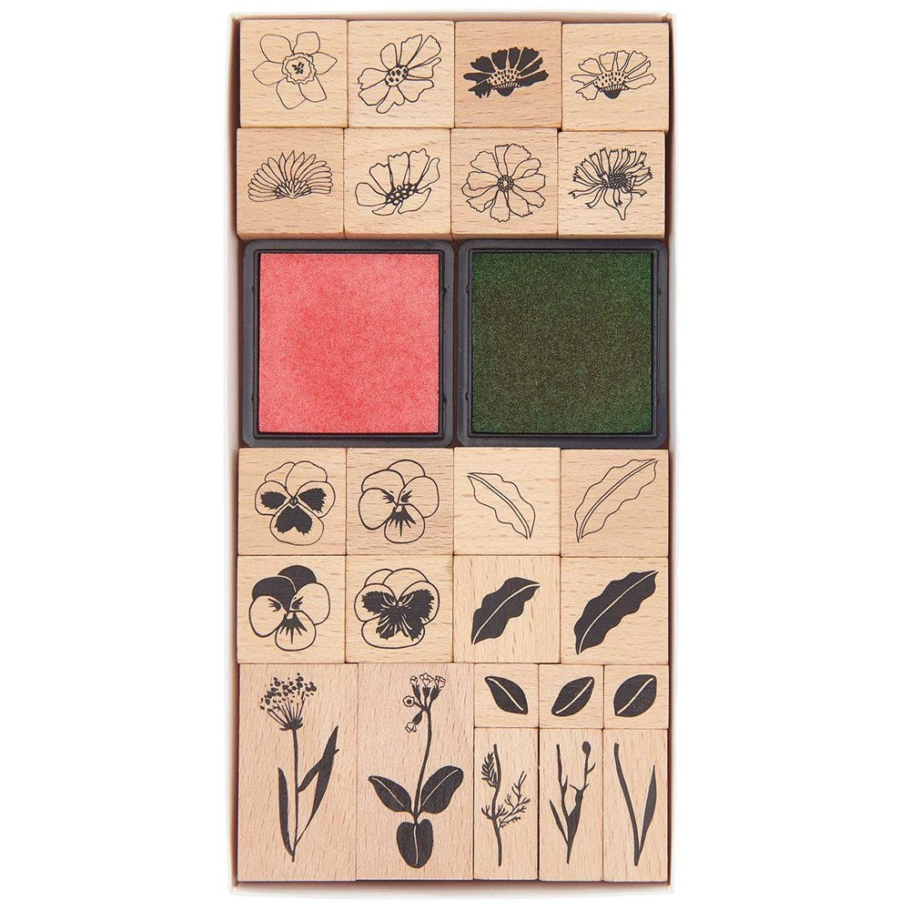 Rico - Stamp Set Futschikato - Flowers - Fsc 100% — Fred Aldous