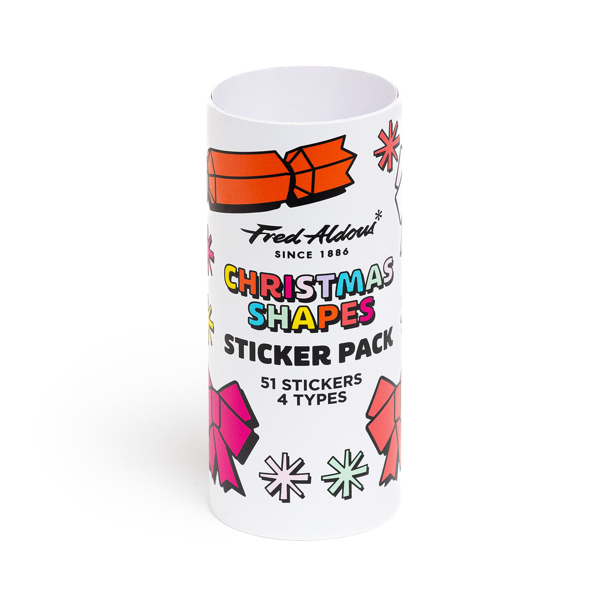 Fred Aldous Christmas Shapes Sticker Pack Medium