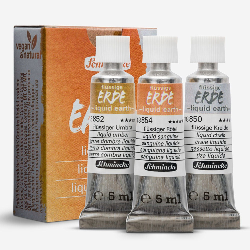 Schmincke Liquid Earth Trio 3x5ml — Fred Aldous