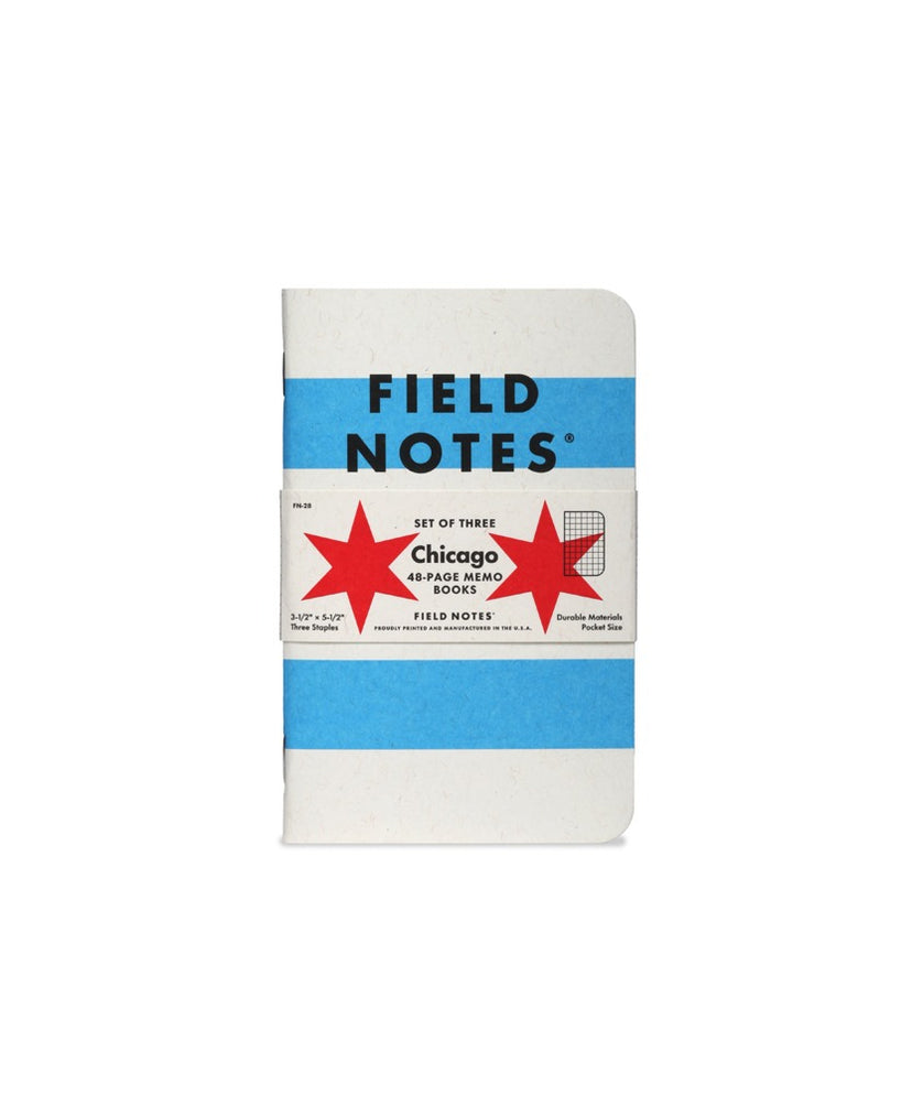 FIELD NOTES Chicago 3-Pack Memo Books Graph Grid — Fred Aldous