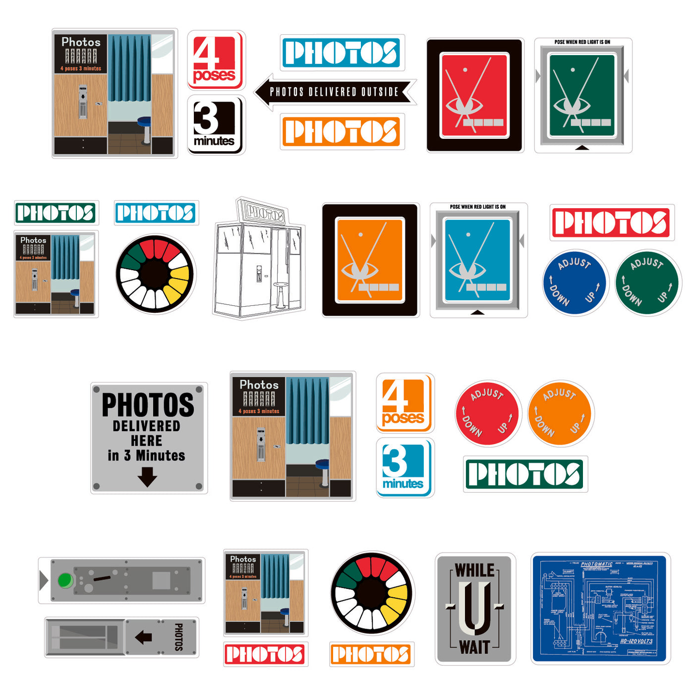 Photobooth Sticker Pack - Small — Fred Aldous