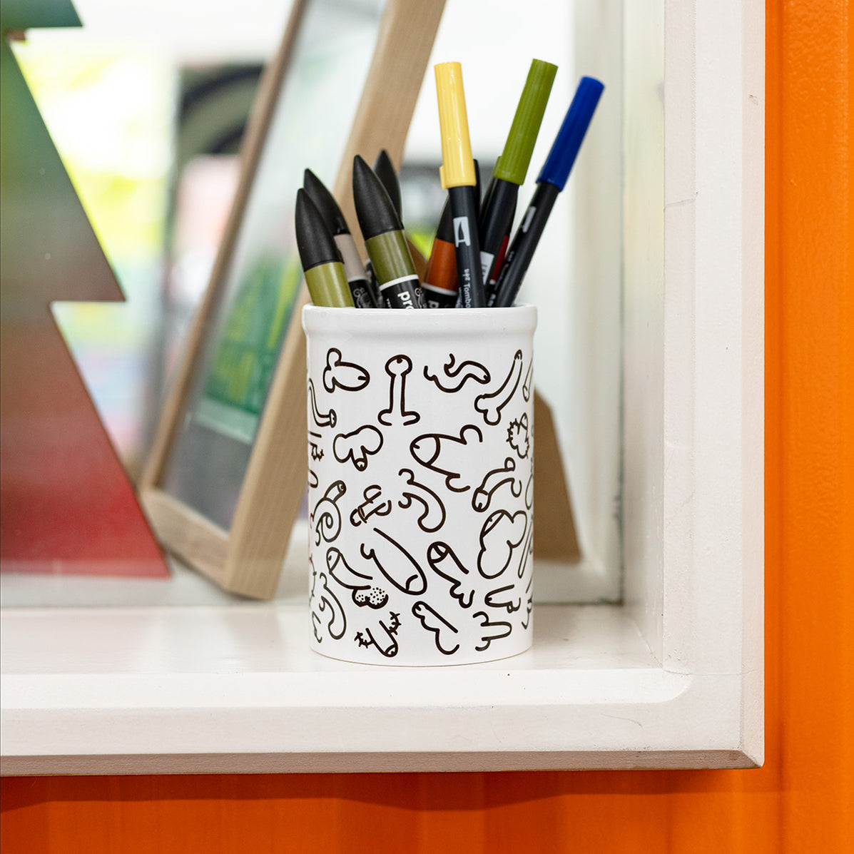 Willy Ceramic Pen Holder — Fred Aldous