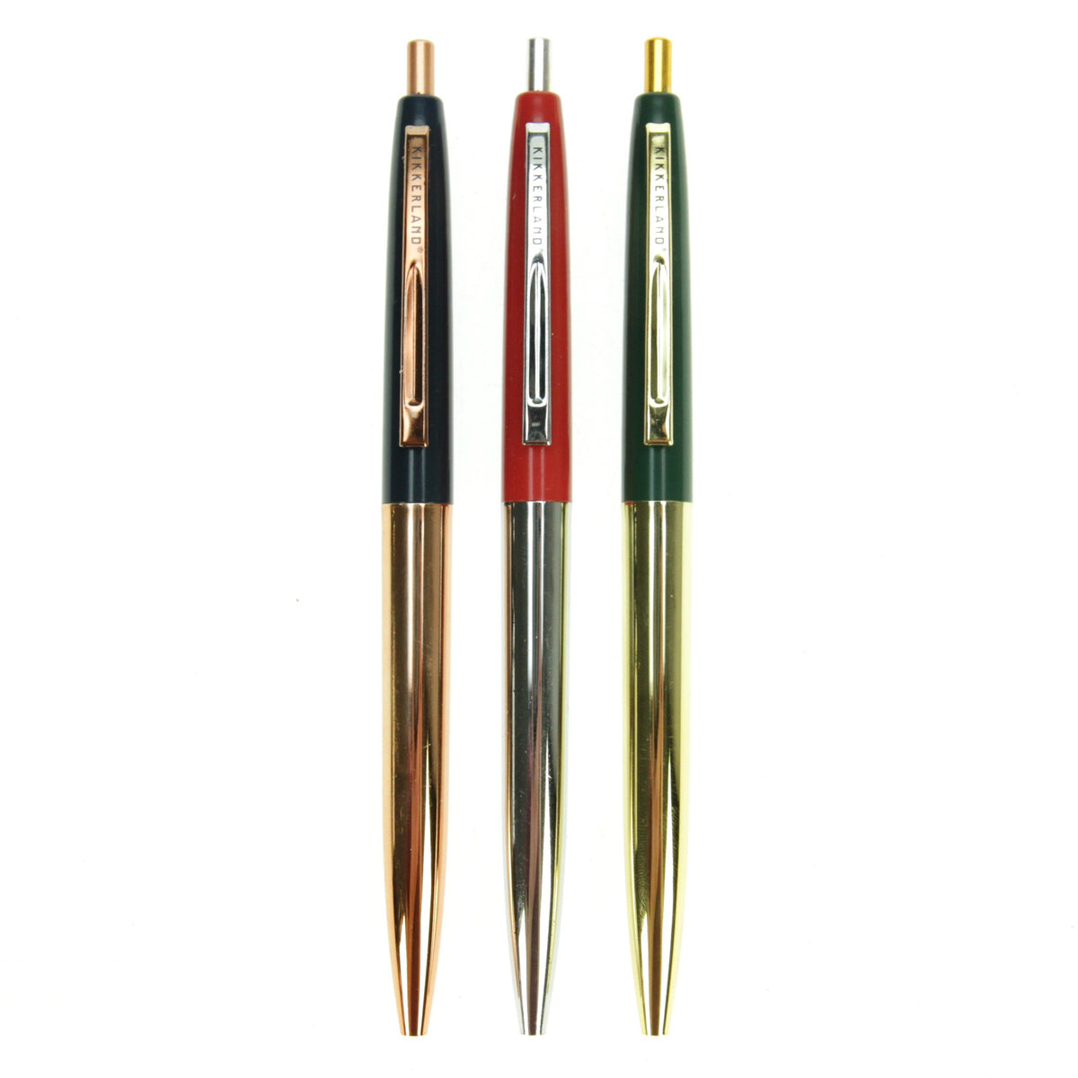 Kikkerland - Retro Pens Metallic Set of 3 — Fred Aldous