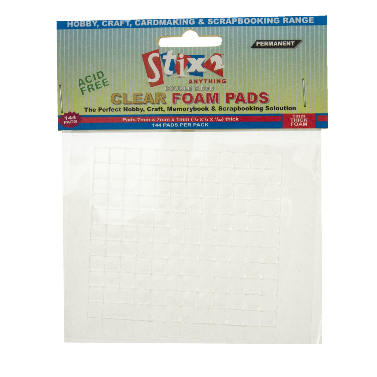 Stix 2 Clear Foam Pads — Fred Aldous