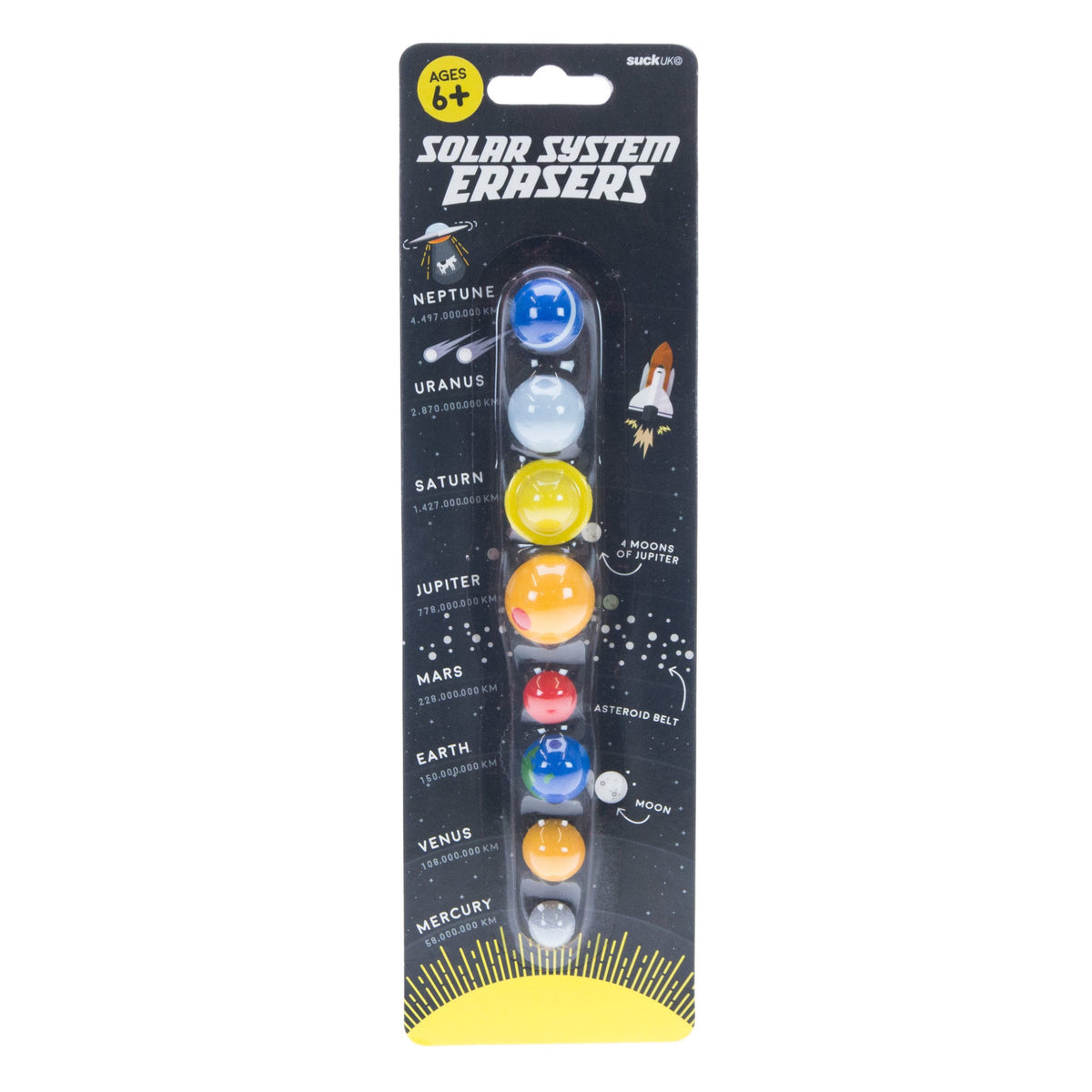 Solar System Erasers — Fred Aldous