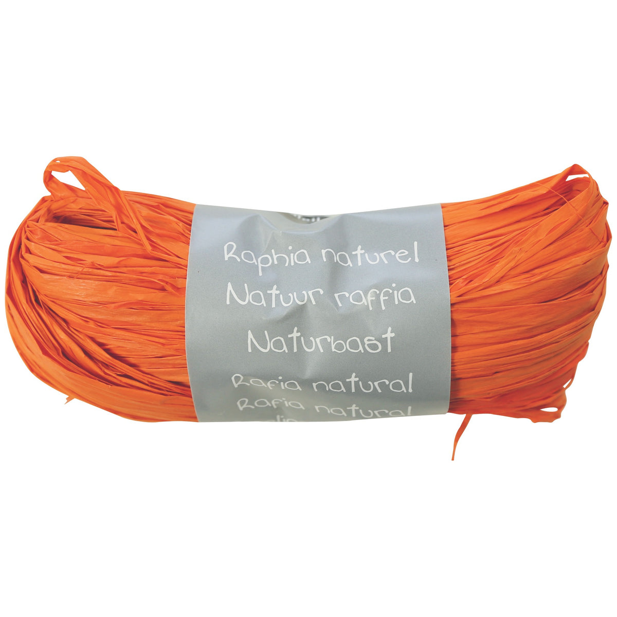 Natural Raffia Ball 50g Orange — Fred Aldous