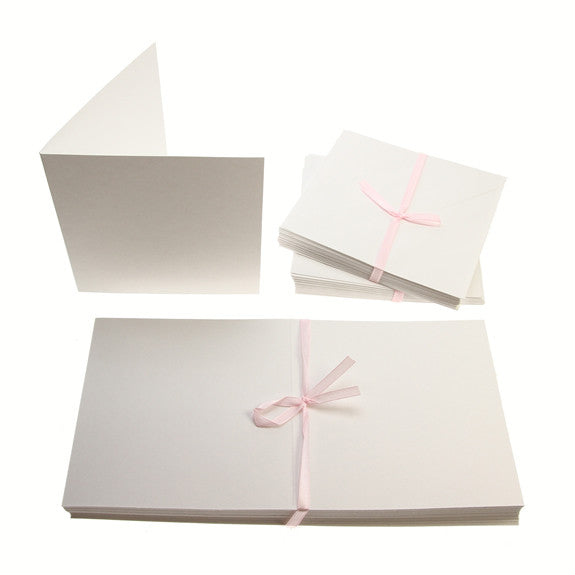 Square Card Blanks 300gsm 50Pk - White — Fred Aldous
