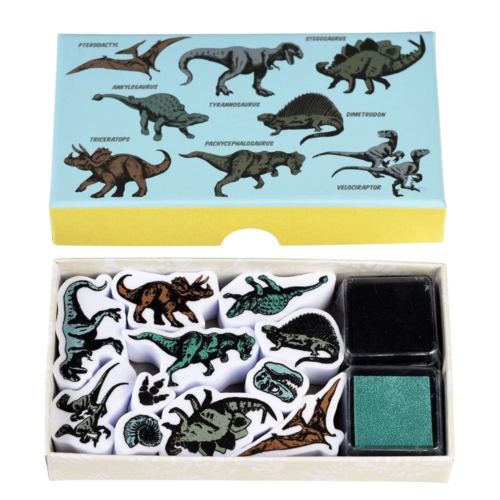 Prehistoric Land Set Of Mini Stamps — Fred Aldous