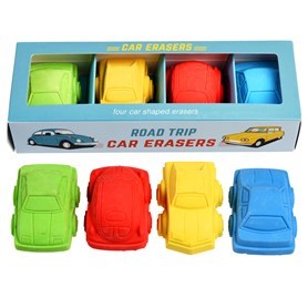 Road Trip Car Erasers (Set of 4) — Fred Aldous