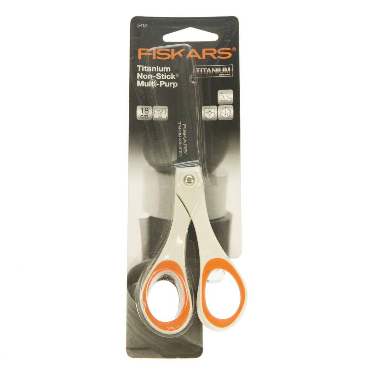 Fiskars: Titanium Non-Stick Multi Purpose Scissors 18cm — Fred Aldous