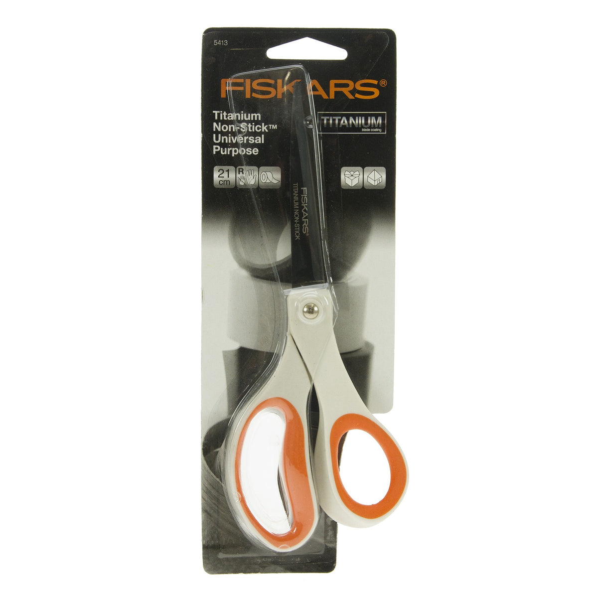 Fiskars: Titanium Non-Stick Multi Purpose Scissors 21cm — Fred Aldous