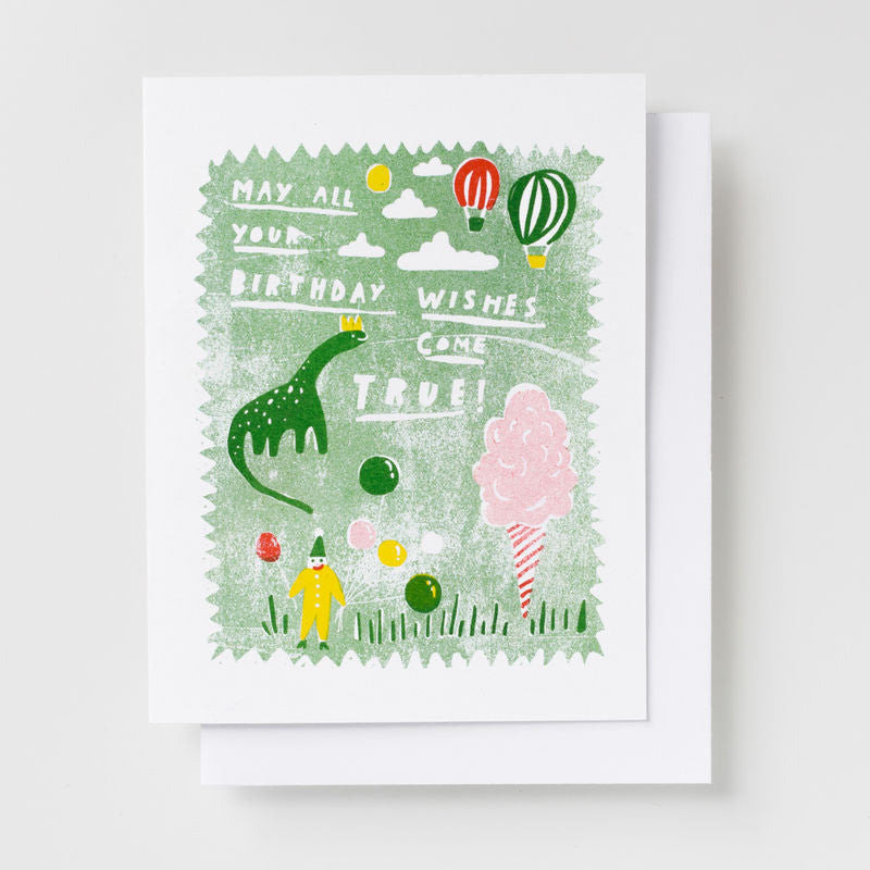 YOW: Riso Card - Dino Birthday Wishes — Fred Aldous