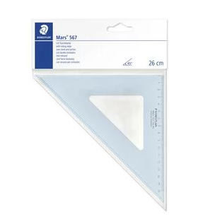 Set Square 45°/45° L 26 cm — Fred Aldous