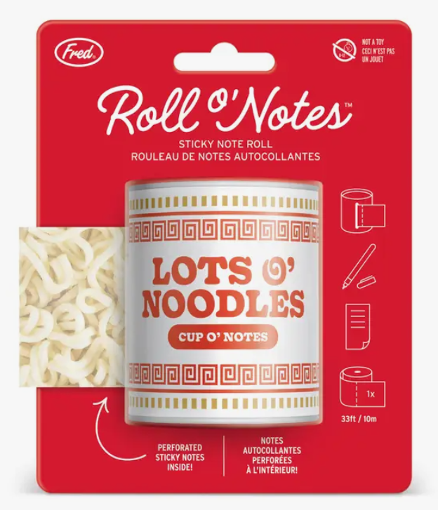 Roll of Notes - Ramen Noodles — Fred Aldous