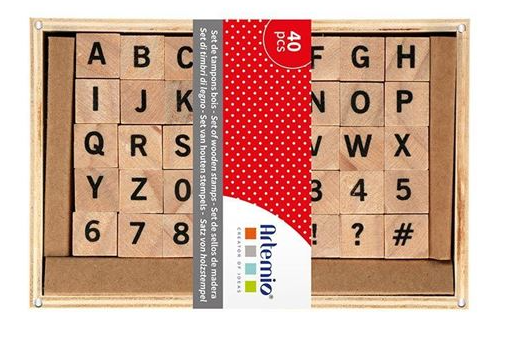 Artemio Set of Wooden Alphabet Stamps — Fred Aldous