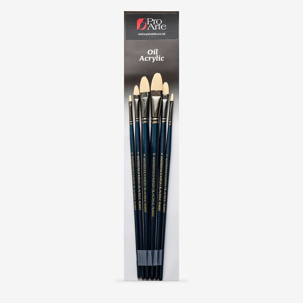 Pro Arte Mastertouch Reflex: Filbert Oil & Acrylic Brush Set — Fred Aldous