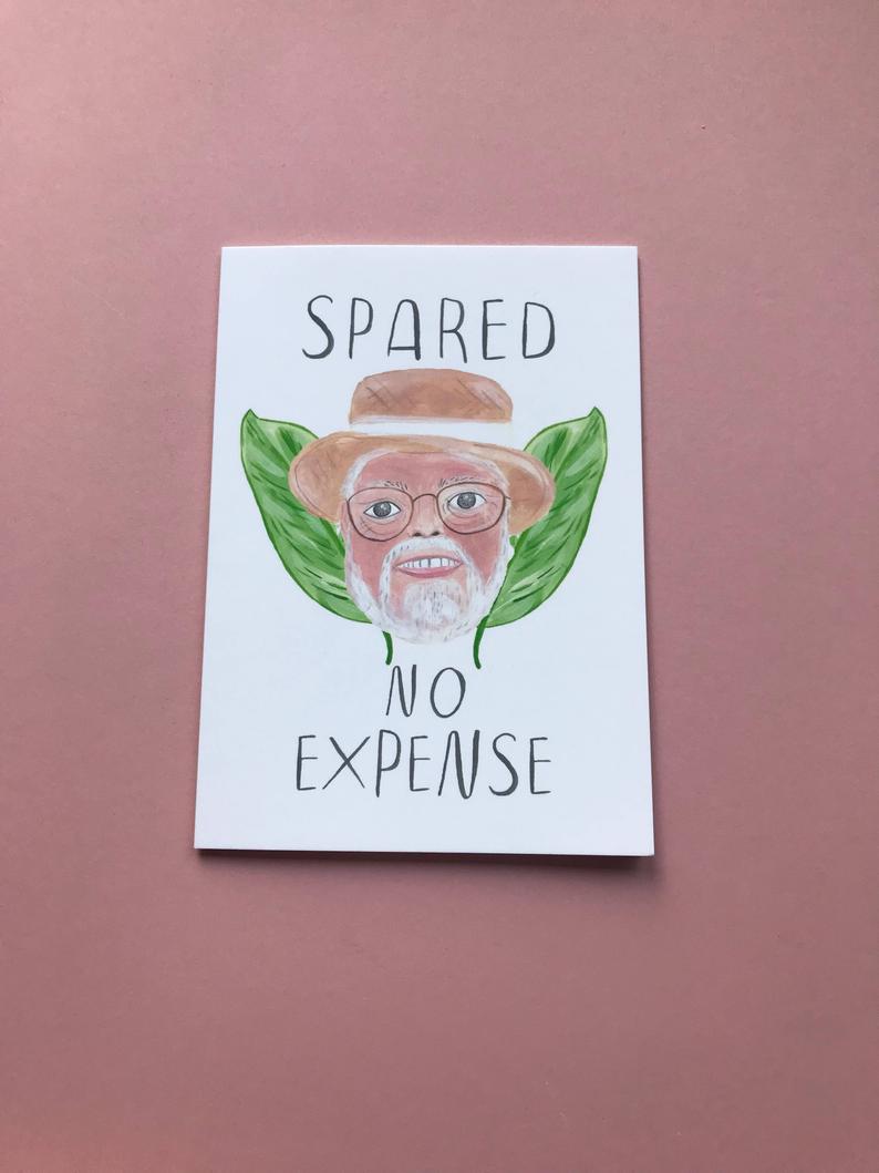 Spared No Expense Card — Fred Aldous